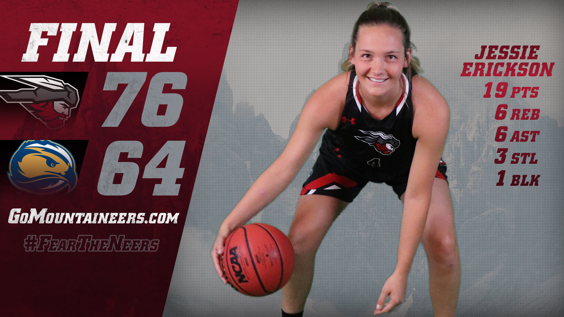 Jessie Erickson - 2020-21 - Women's Basketball - Western Colorado ...