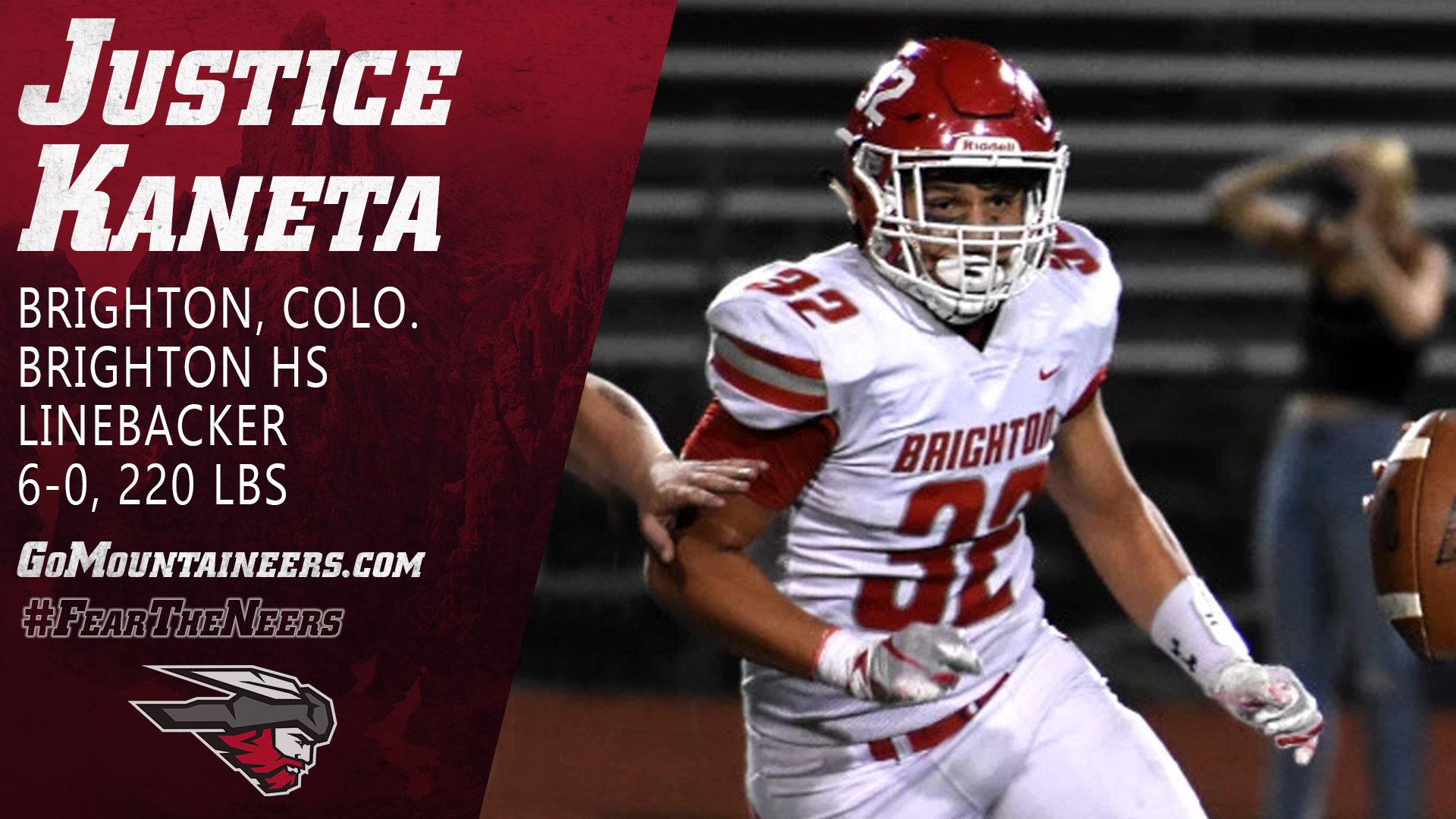 Justice Kaneta - 2019-20 - Football - Western Colorado University Athletics