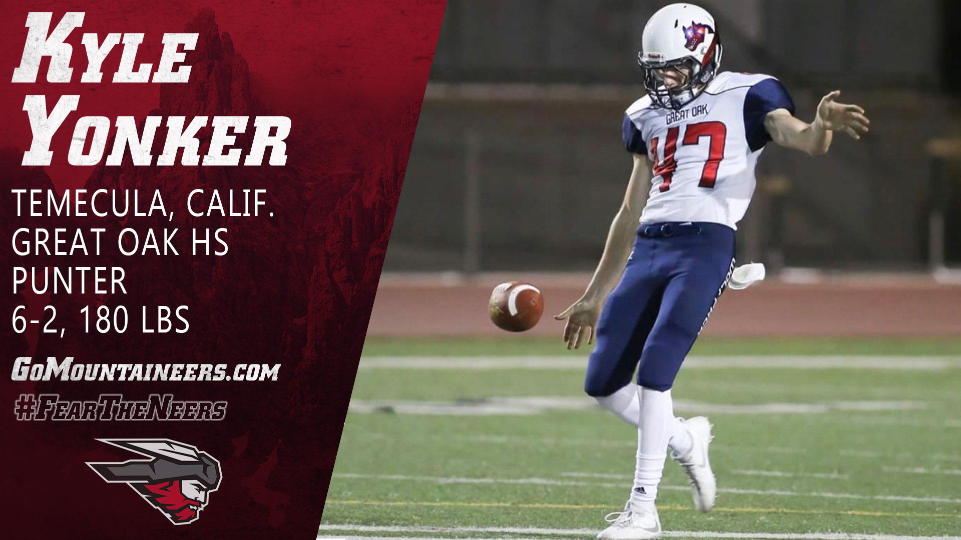Kyle Yonker - 2021 - Football - Western Colorado University Athletics