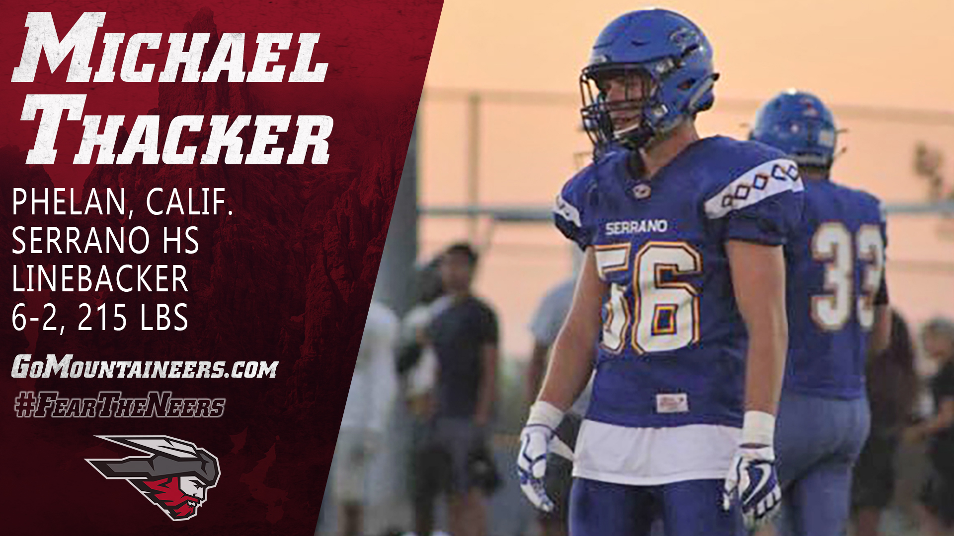 Michael Thacker - 2020 - Football - Western Colorado University Athletics