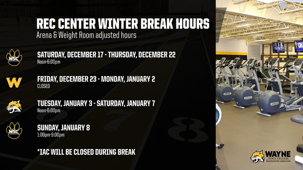 Rec Center Summer Hours - Wayne State College