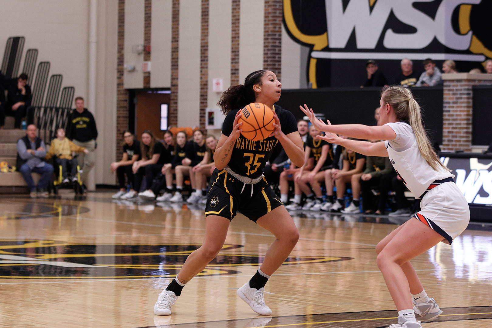 St. Cloud State captures 65-61 win over Wildcats - Wayne State College ...