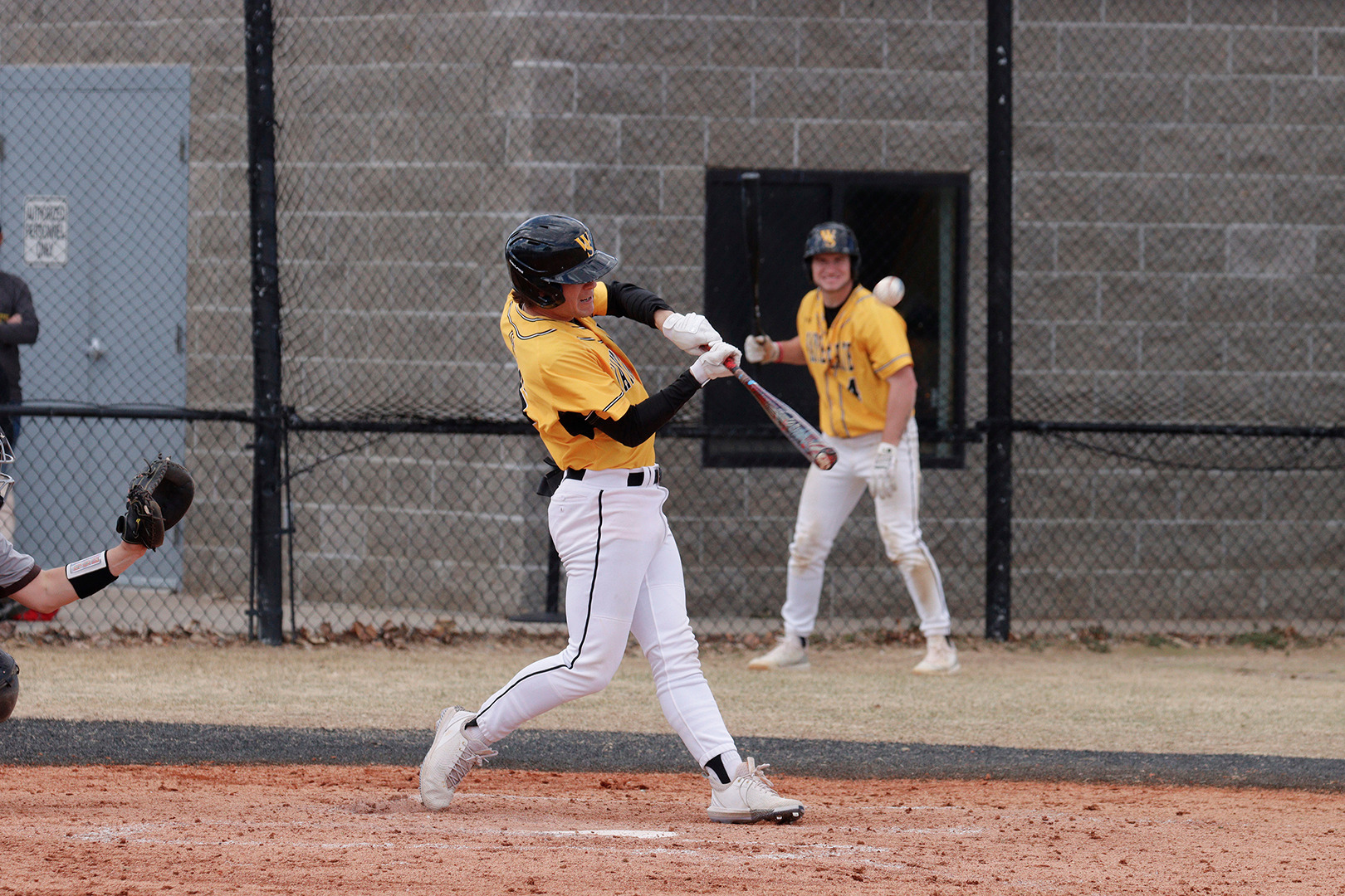 Colin Lynam's big day at plate helps Wildcats sweep Fort Hays State - Wayne State College Athletics