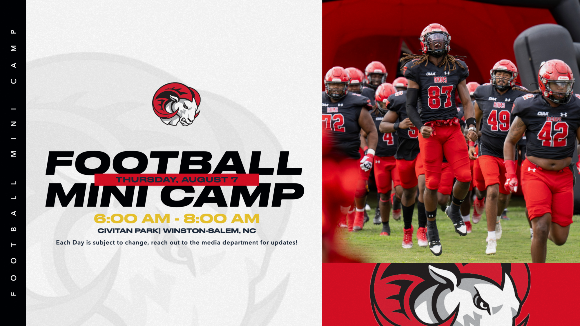 Red Tails Classic Tickets on Sale Now - Winston-Salem State University