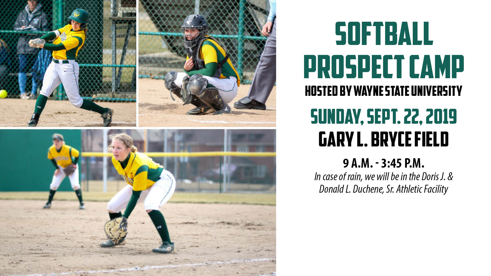 Softball Program To Host Prospect Camp - Wayne State University Athletics