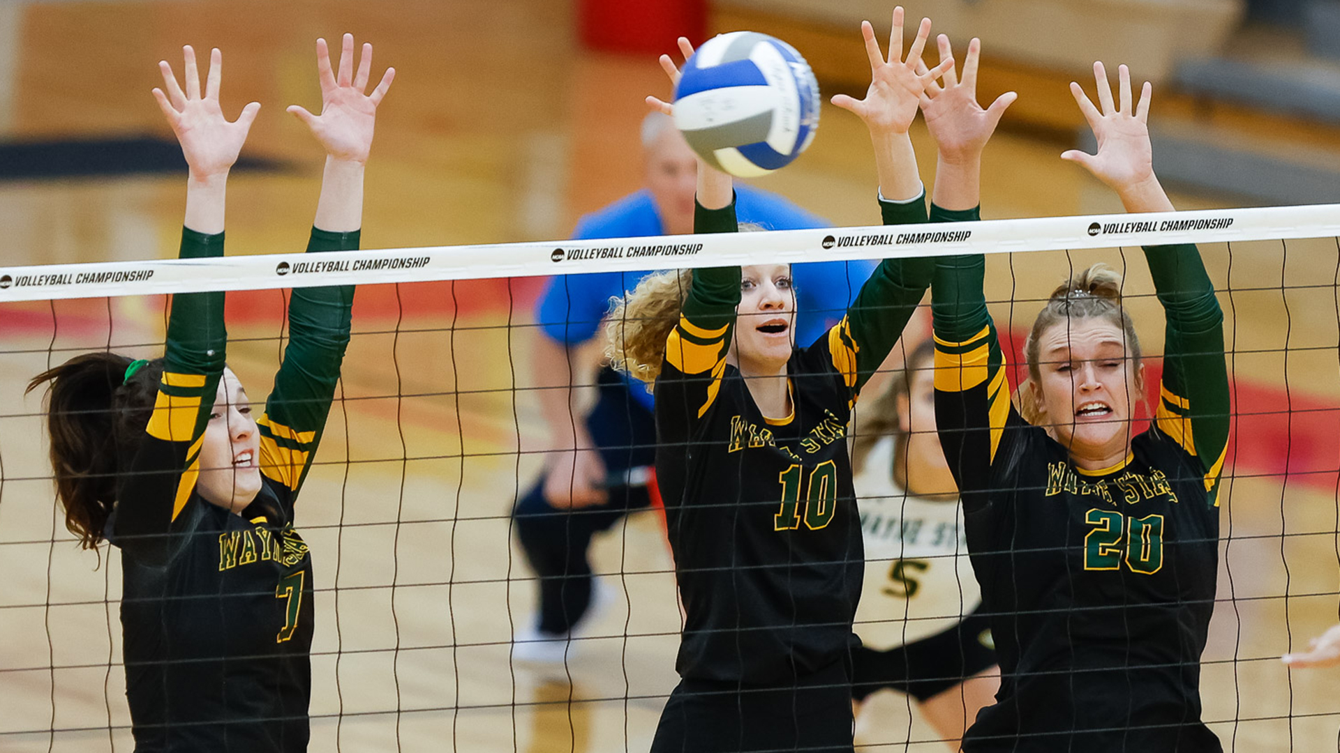 Volleyball Takes Care of LSSU in Three Sets - Wayne State University ...