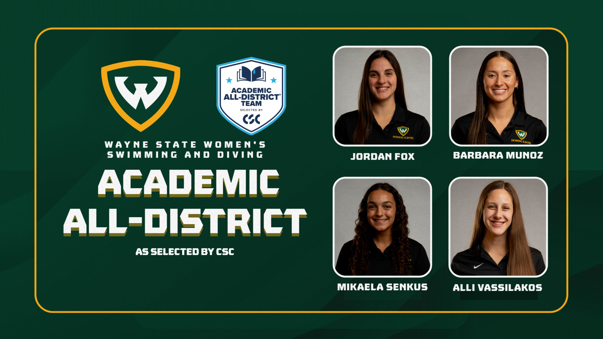 Women's Swimming Adds Three For This Fall - Wayne State University ...