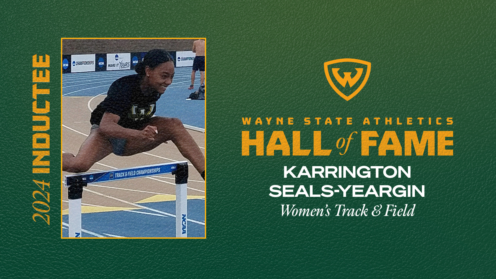 WSU Hall of Fame Inductee Karrington Seals-Yeargin - Wayne State University Athletics