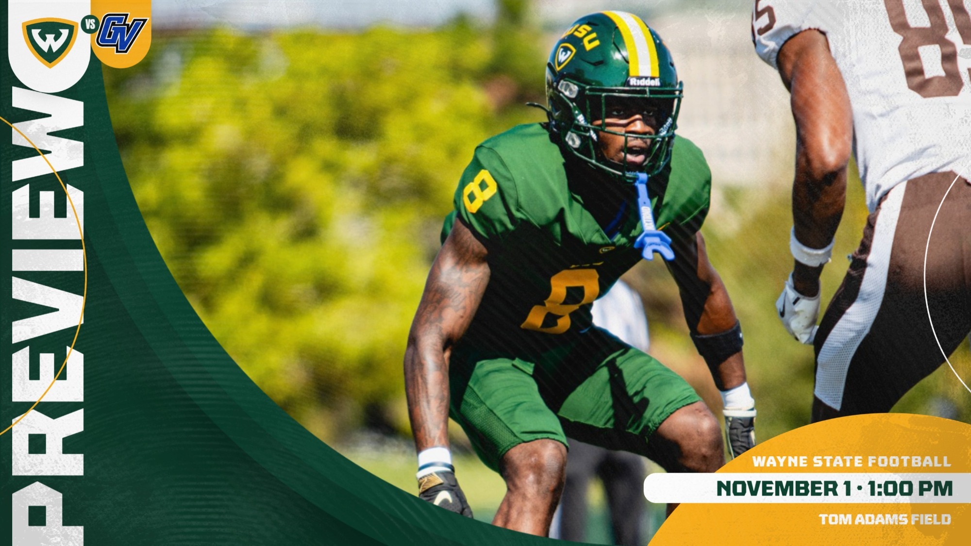 Football Returns Home To Face Quincy - Wayne State University Athletics