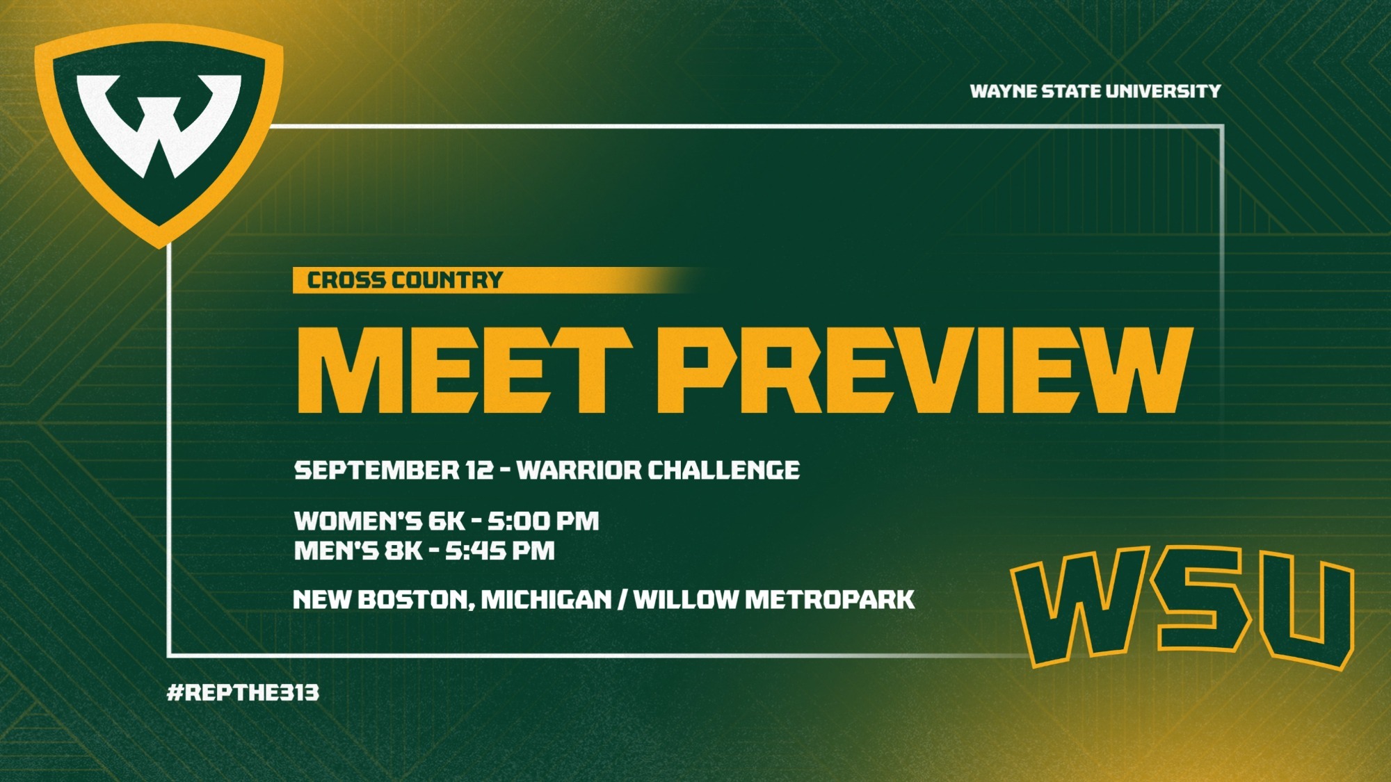 Men's Cross Country Wins Warrior Challenge - Wayne State University ...