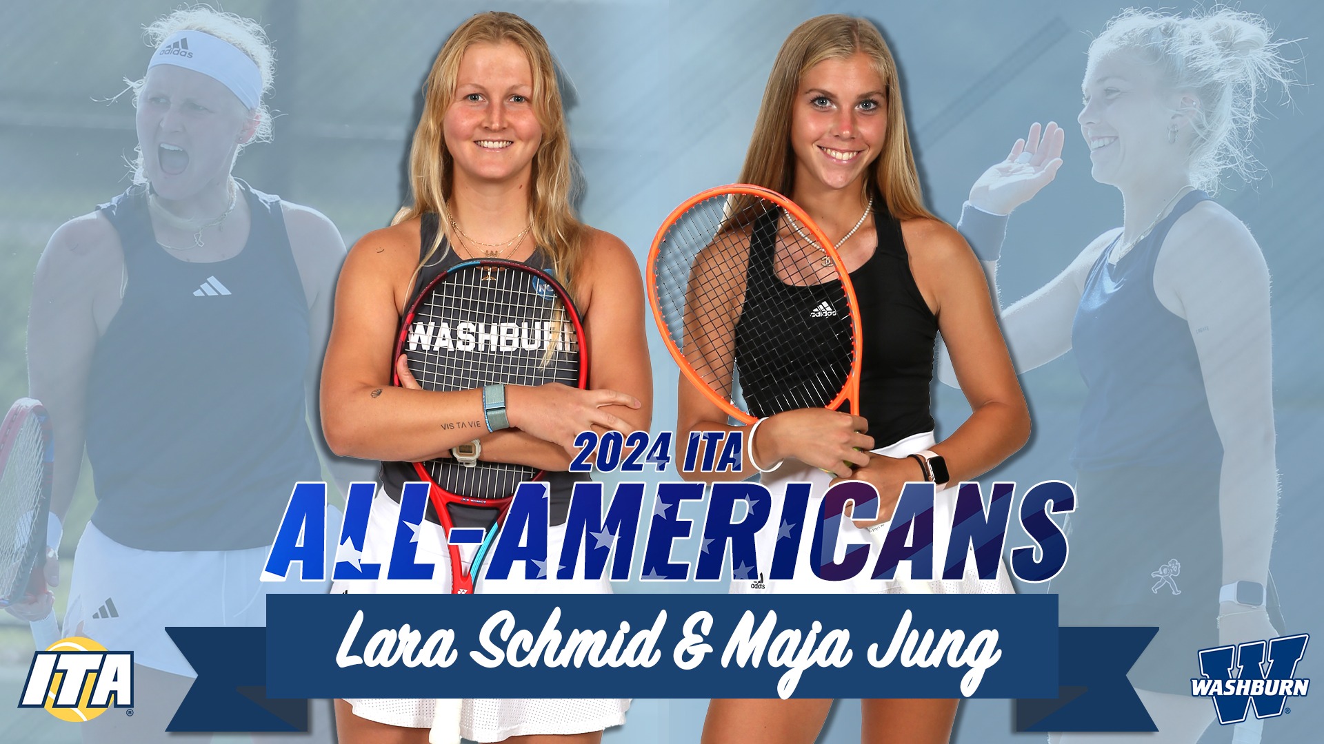 Maja Jung and Lara Schmid named first team CSC Academic All-Americans - Washburn University ...
