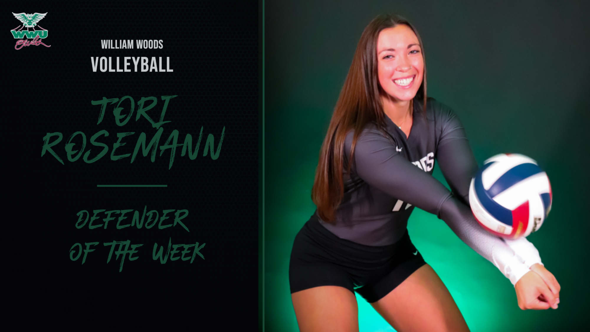 Rosemann Earned Second AMC Defender of the Week Award - William Woods ...