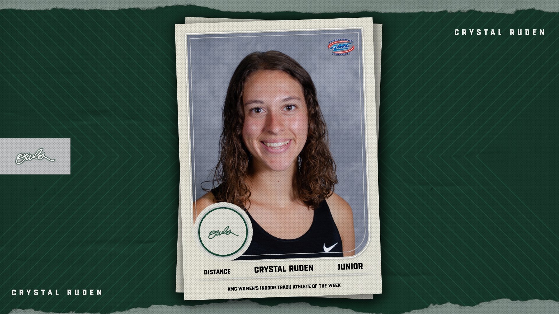 Gibson Advances to Nationals in 5K as Owls Place 2nd at AMC Indoor ...