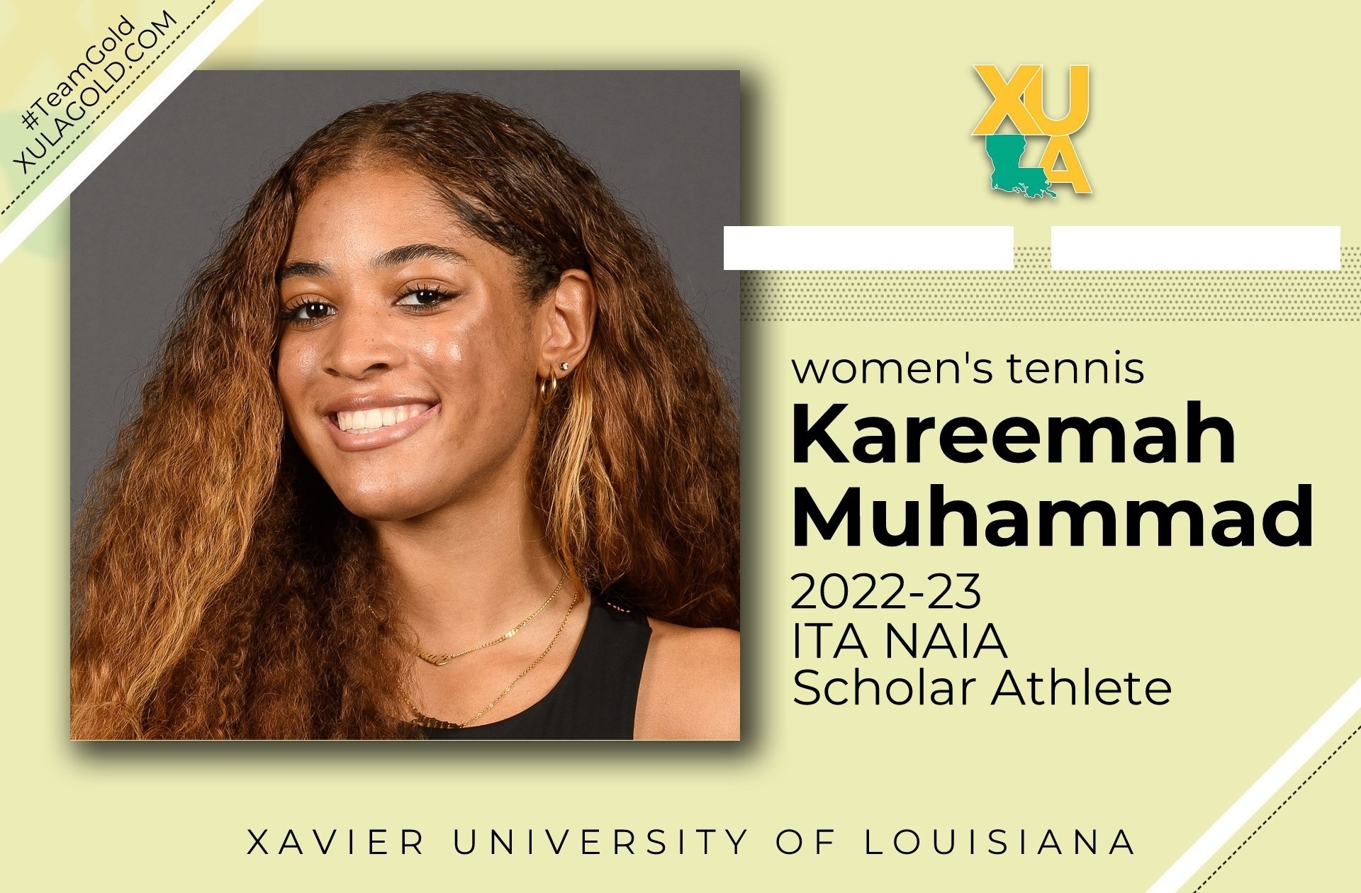 XULA earns multiple ITA academic honors - Xavier University of Louisiana Athletics