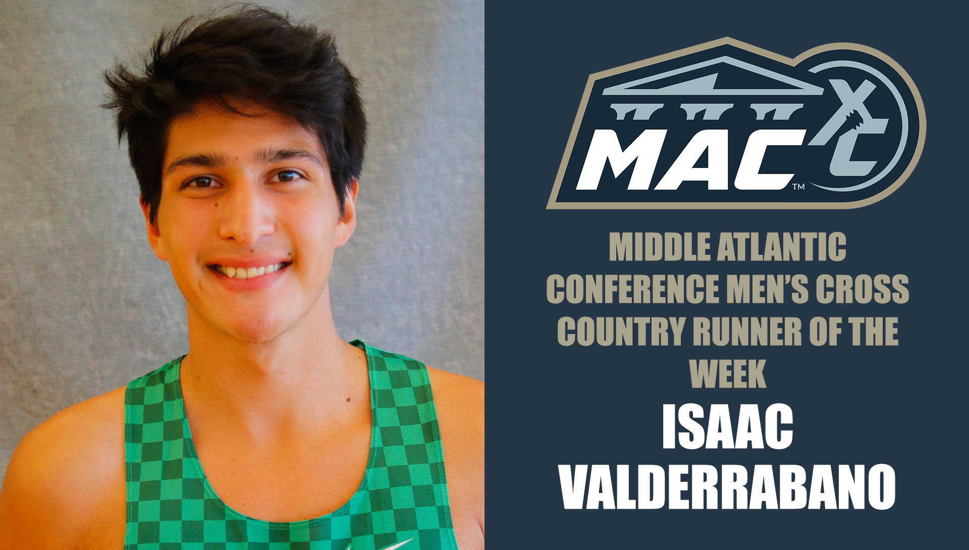 Isaac Valderrabano Named the MAC Men's Runner of the Week - York ...