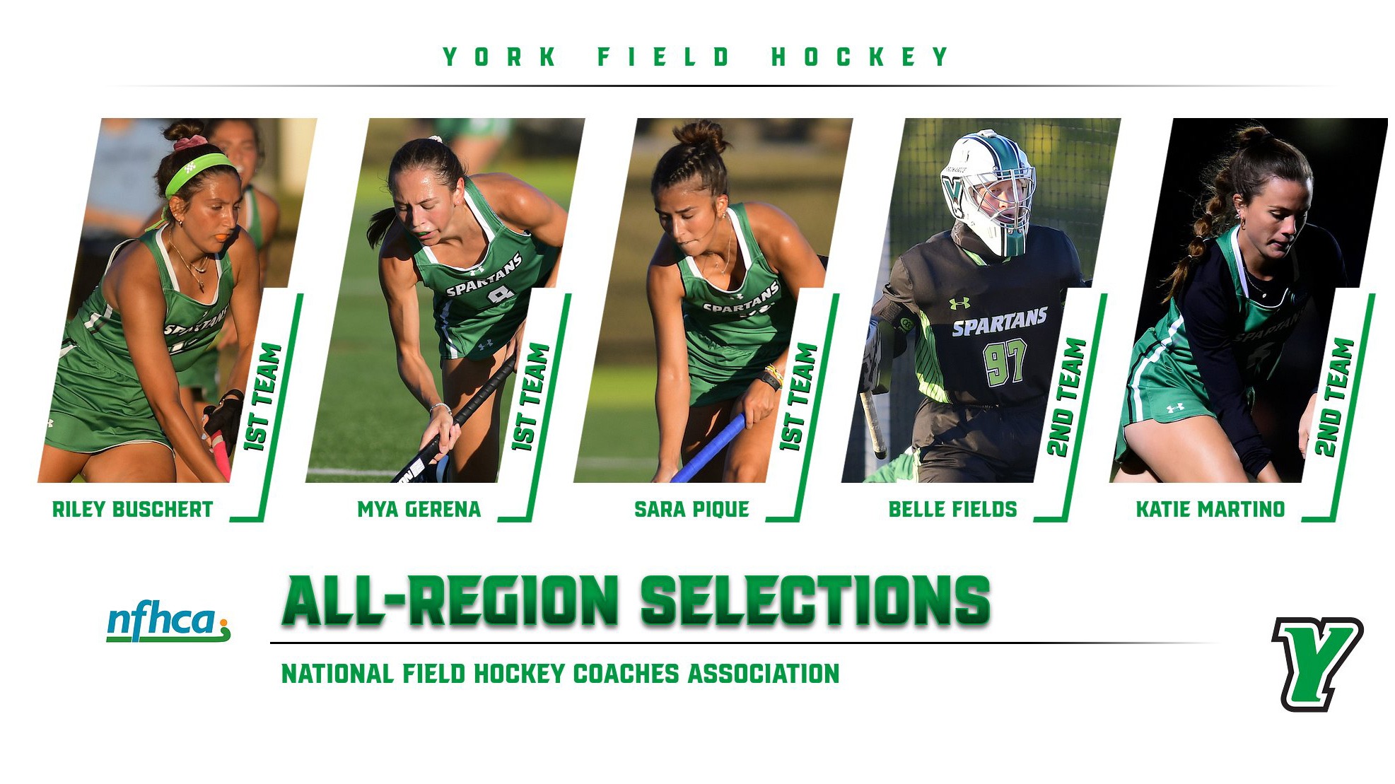 Field Hockey Places School-Record Five on All-Region Squad - York ...