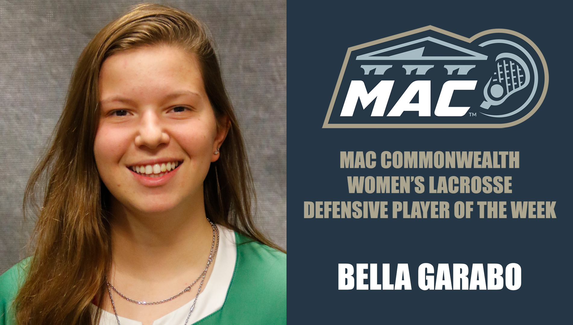 Garabo Garners Commonwealth Weekly Honors - York College of Pennsylvania