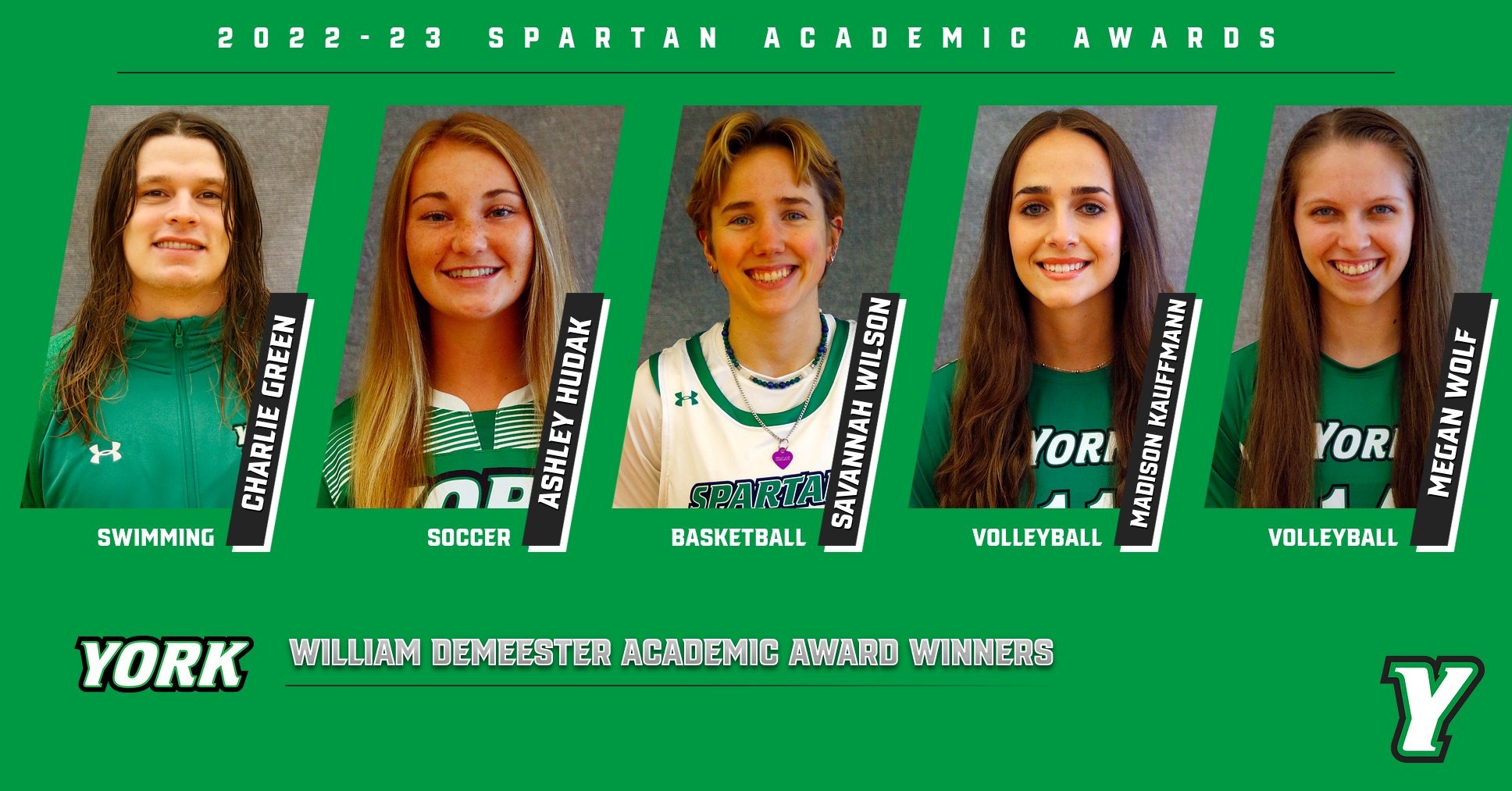 Athletic Department Announces 2022-23 DeMeester Academic Awards - York ...
