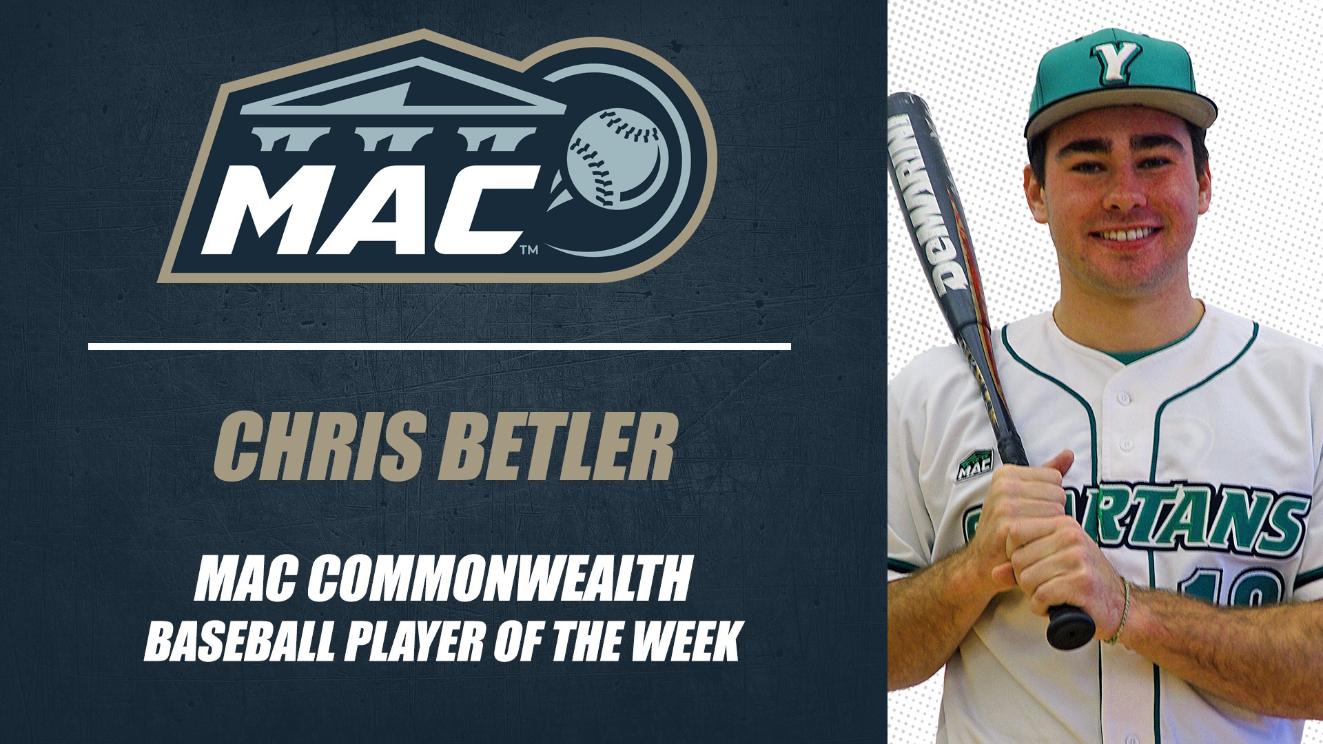 Betler Named Commonwealth Player of the Week - York College of Pennsylvania