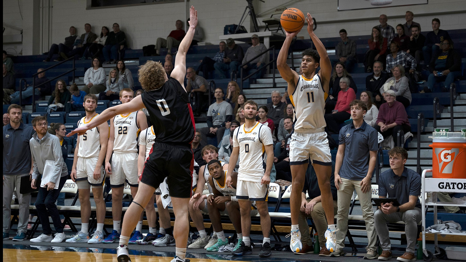 CU buries Boyce with school-record 26 threes - Cedarville University ...