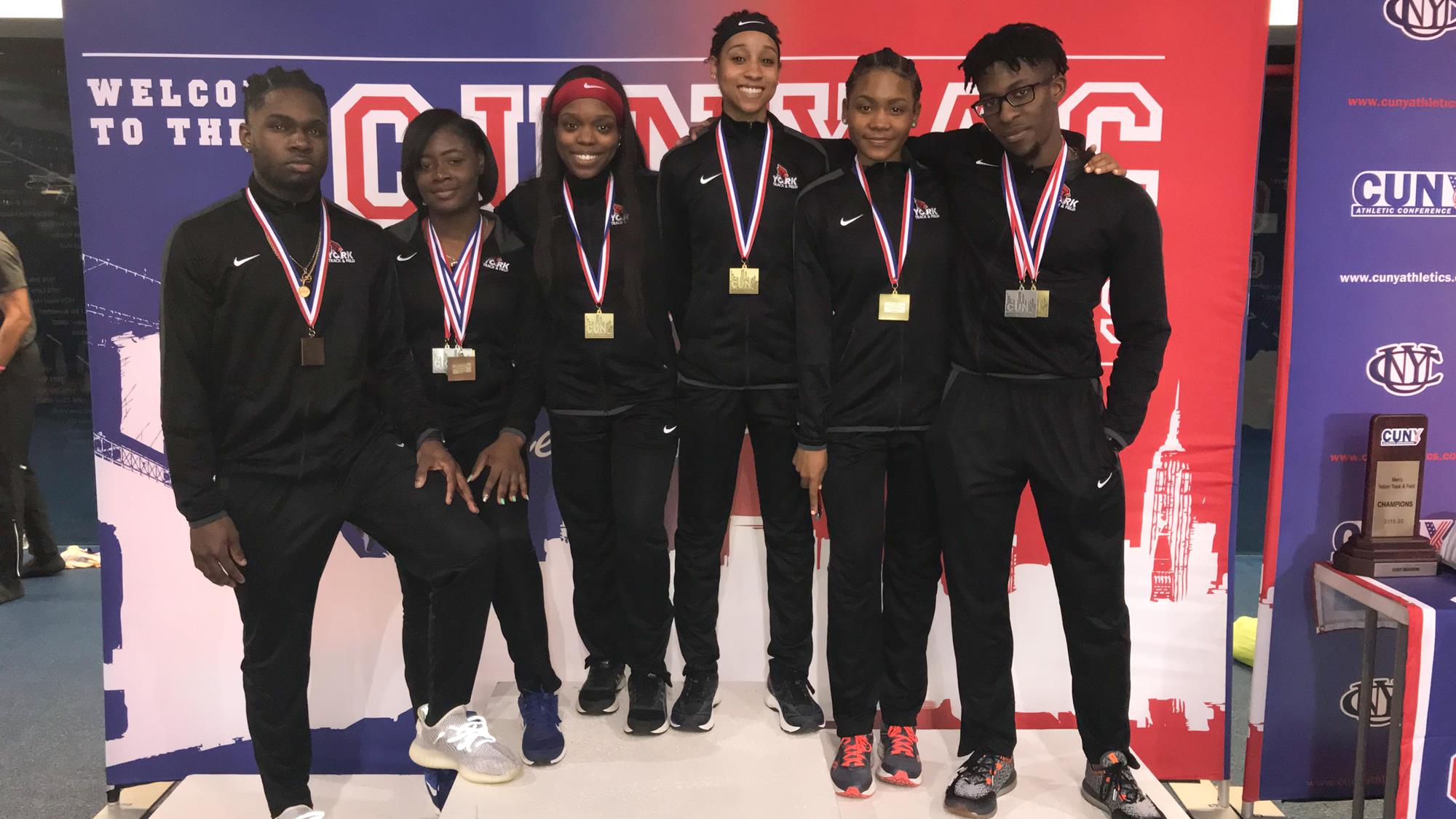 capture victory in two events at CUNYAC Indoor Track & Field ...