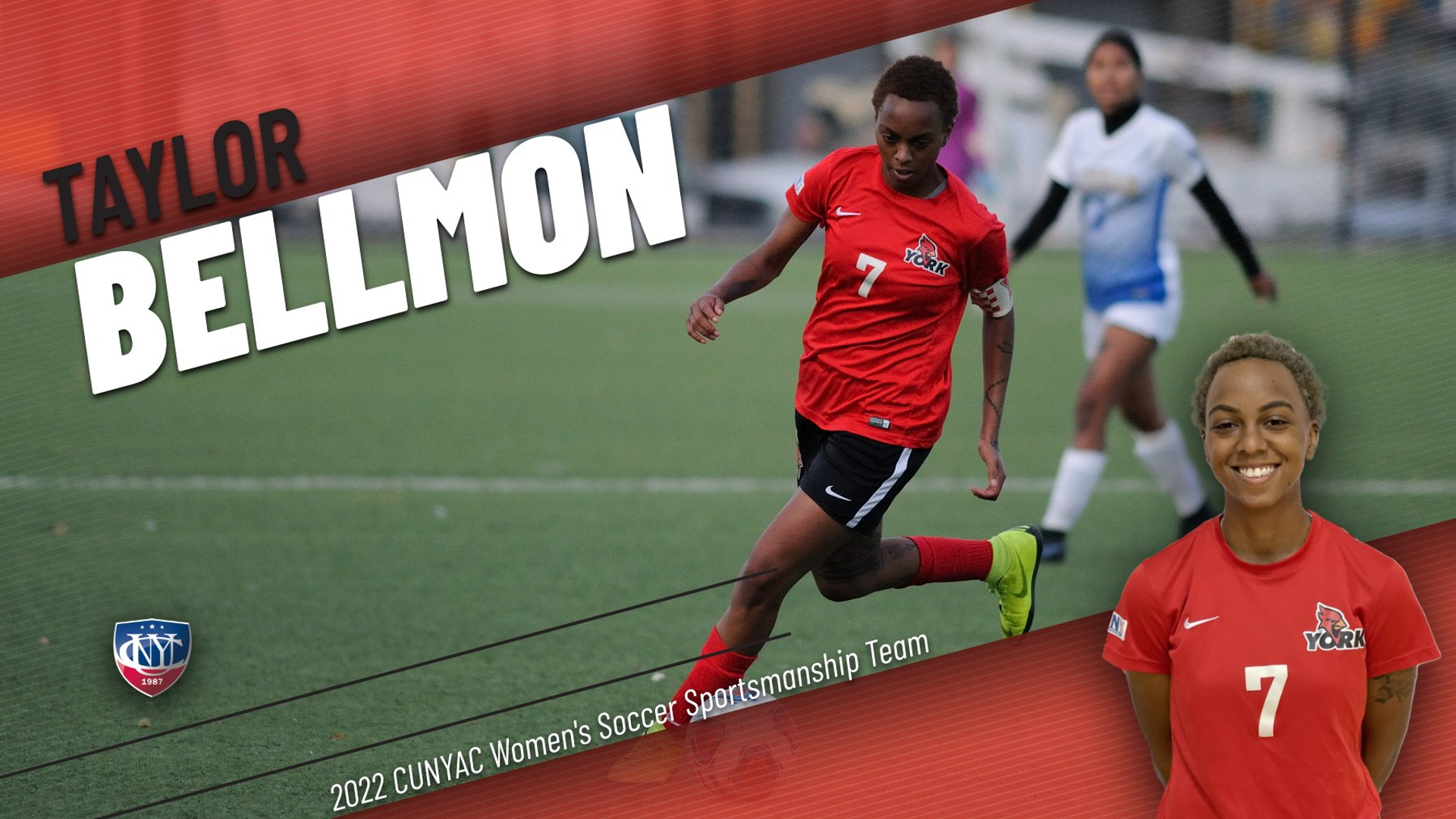 Bellmon tabbed to CUNYAC Women’s Soccer Sportsmanship Team - York ...