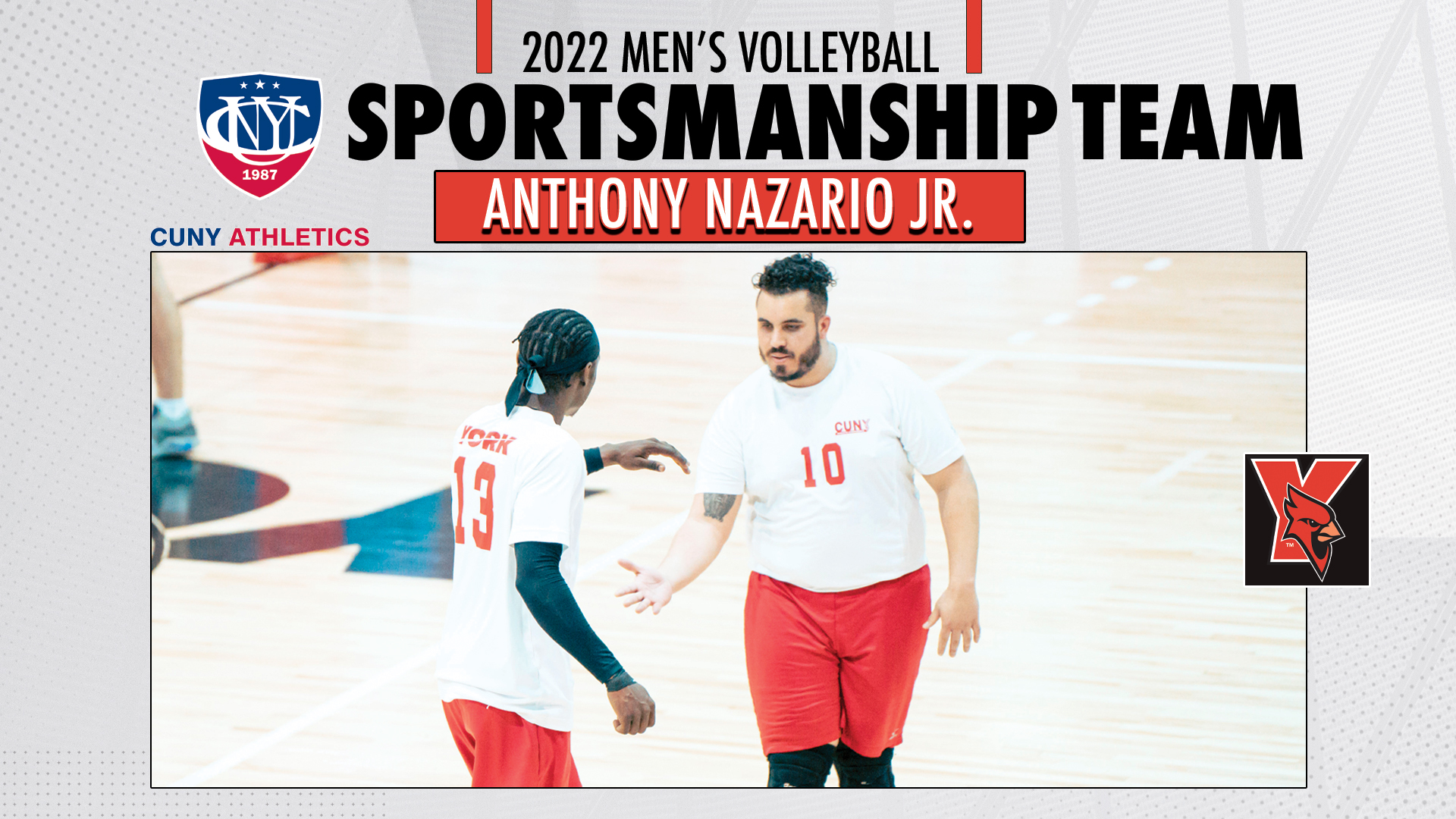 Anthony Nazario, Jr. - Men's Volleyball - York College Athletics
