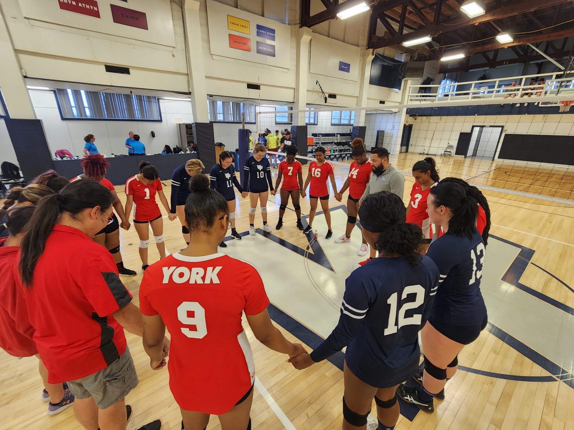 Women’s Volleyball takes on Valley Forge in doubleheader - York College ...