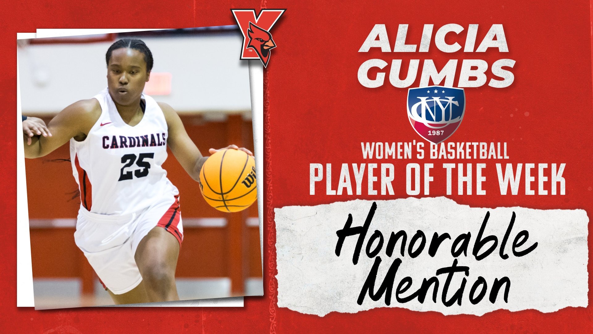 Gumbs collects CUNYAC Women’s Basketball Player of the Week Honorable Mention award - York ...