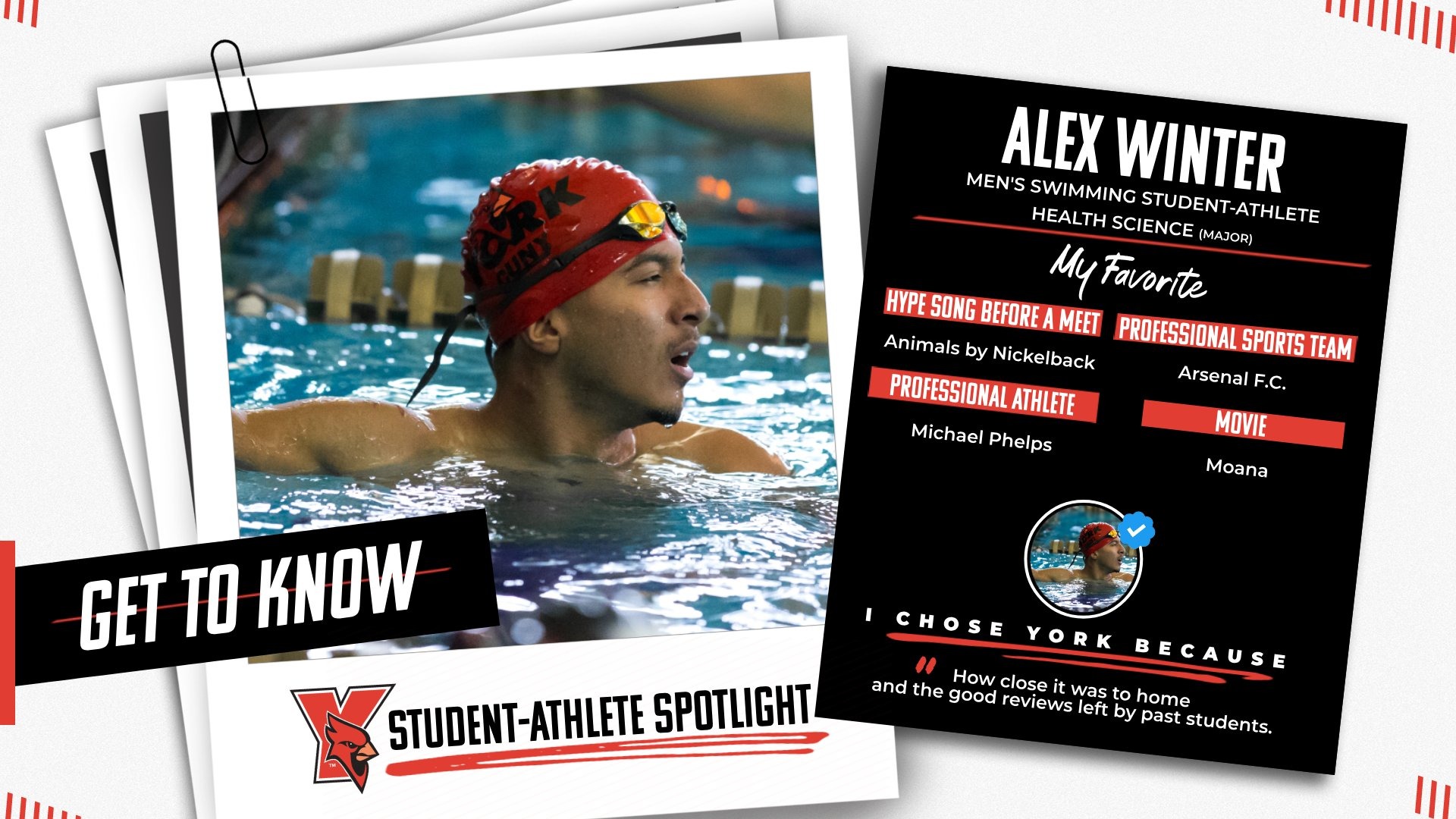 Student-Athlete Spotlight: Alex Winter - York College Athletics