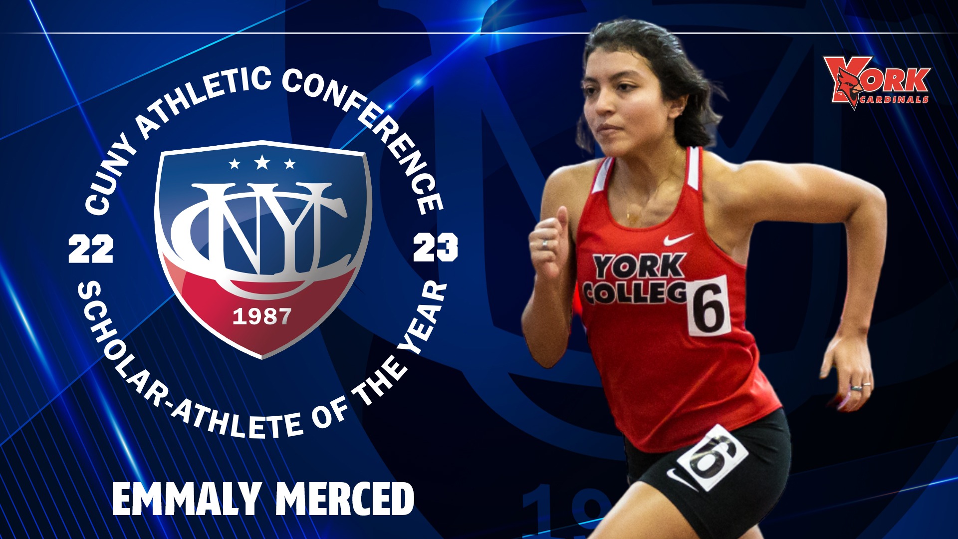 Emmaly Merced - Women's Track & Field - York College Athletics