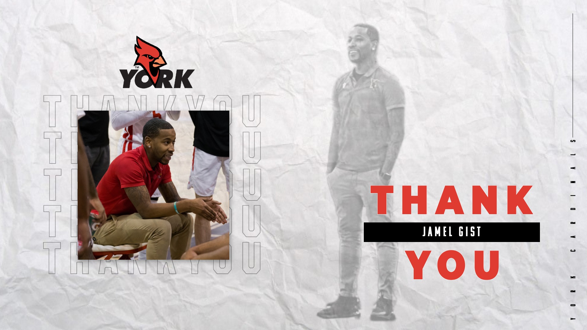 Gist steps down as head men’s basketball coach - York College Athletics