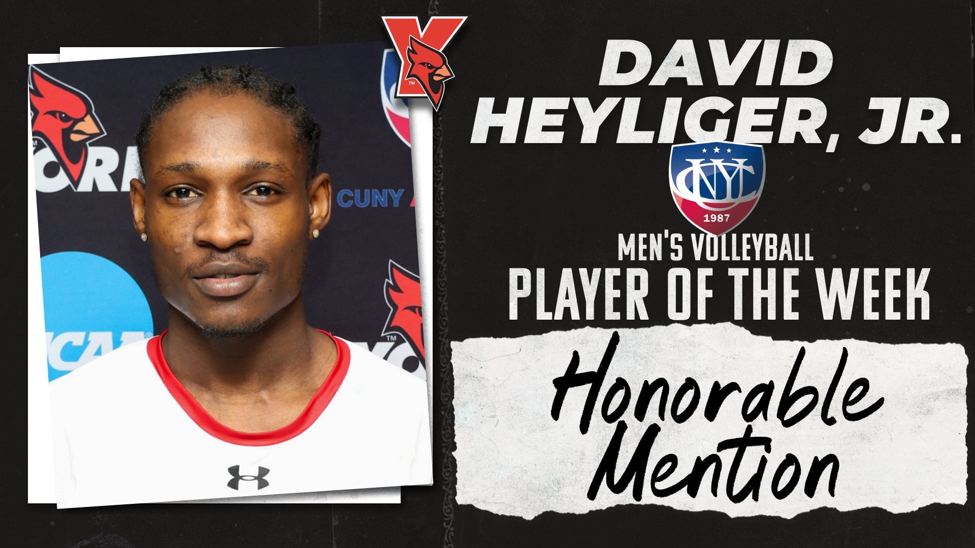 Heyliger, Jr. claims CUNYAC Men’s Volleyball Player of the Week ...