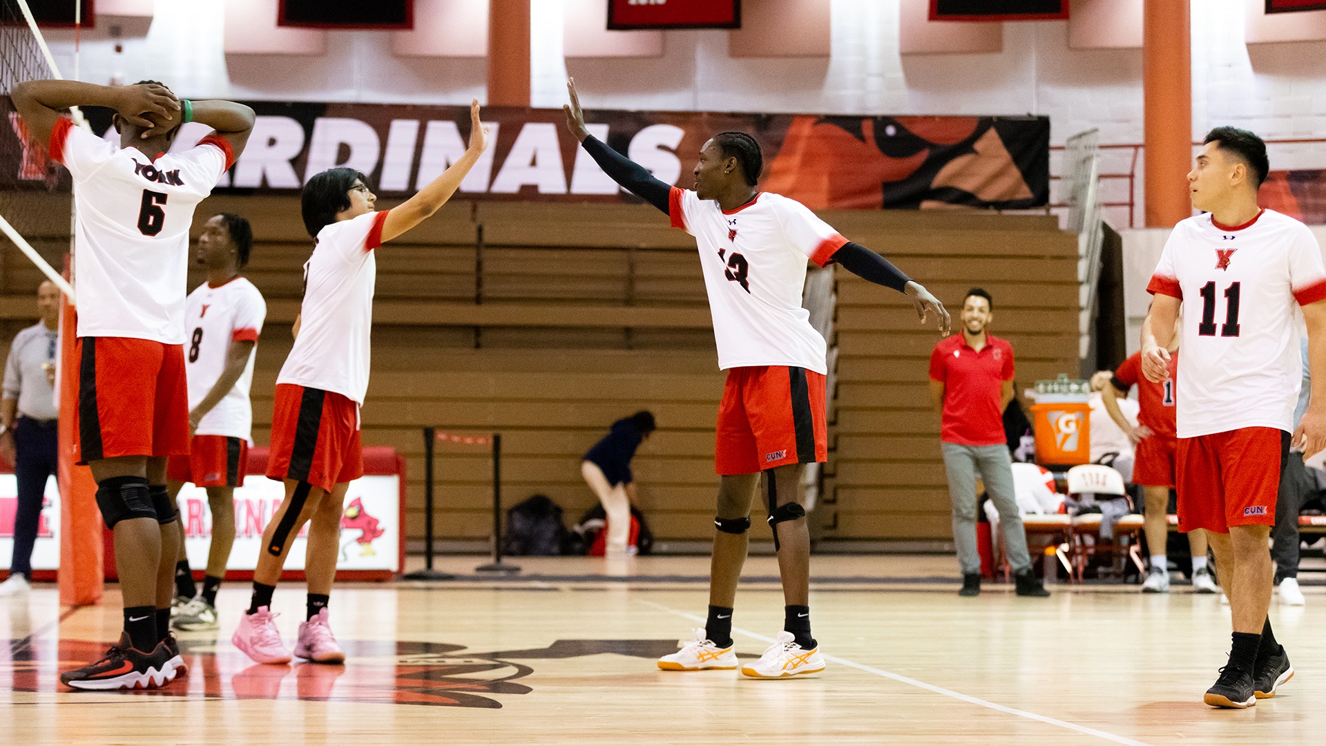 Men’s Volleyball elevates play at Lehman - York College Athletics
