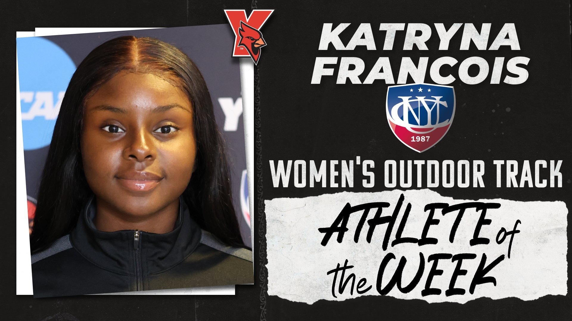 Francois garners CUNYAC Women’s Outdoor Track Athlete of the Week honor ...