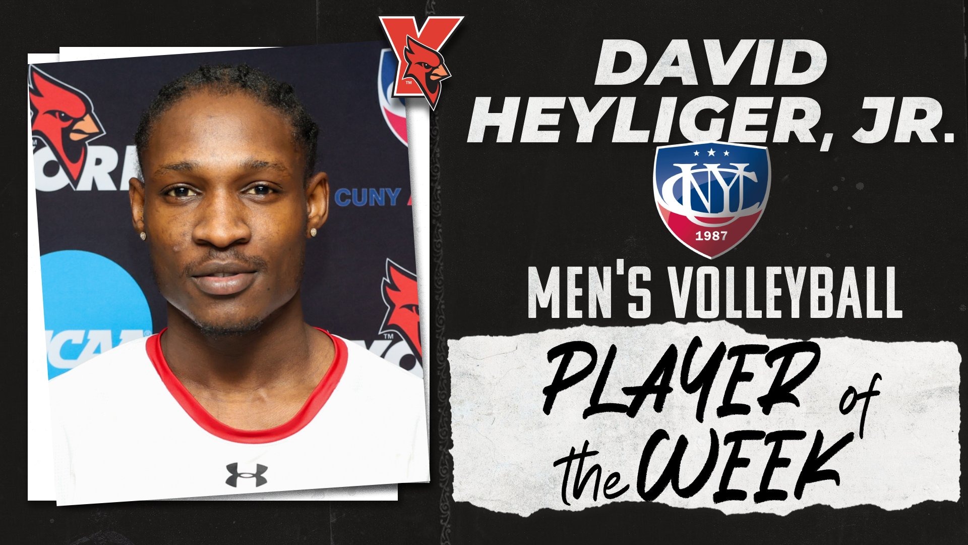 Heyliger, Jr. culminates career with CUNYAC Men’s Volleyball Player of ...