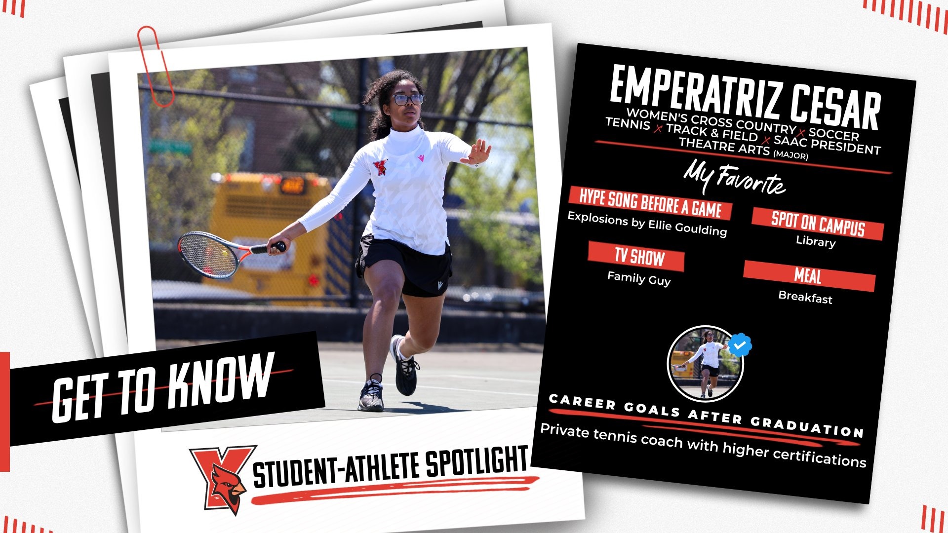 Student-Athlete Spotlight: Emperatriz Cesar - York College Athletics