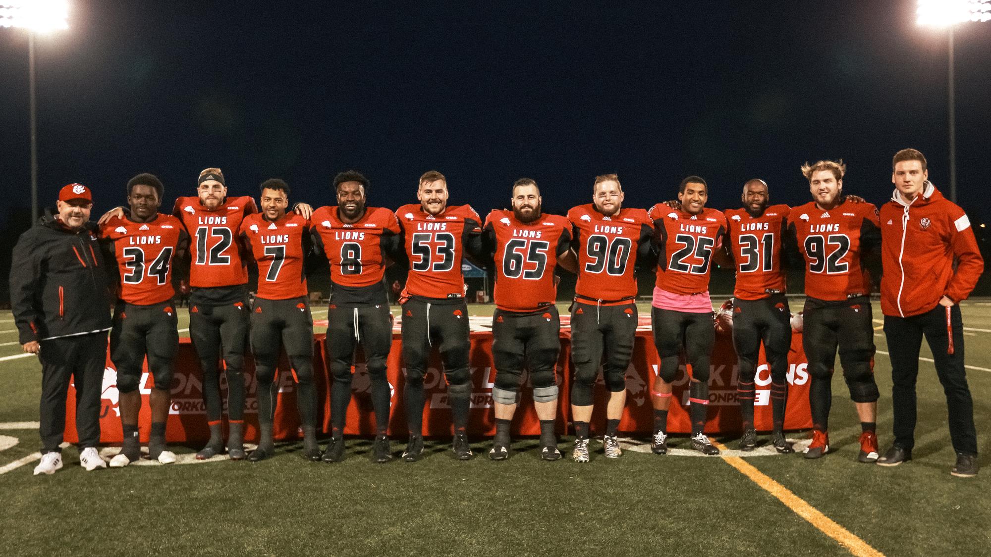 ELEVEN SENIORS HONOURED BEFORE REGULAR-SEASON FINALE - York University ...