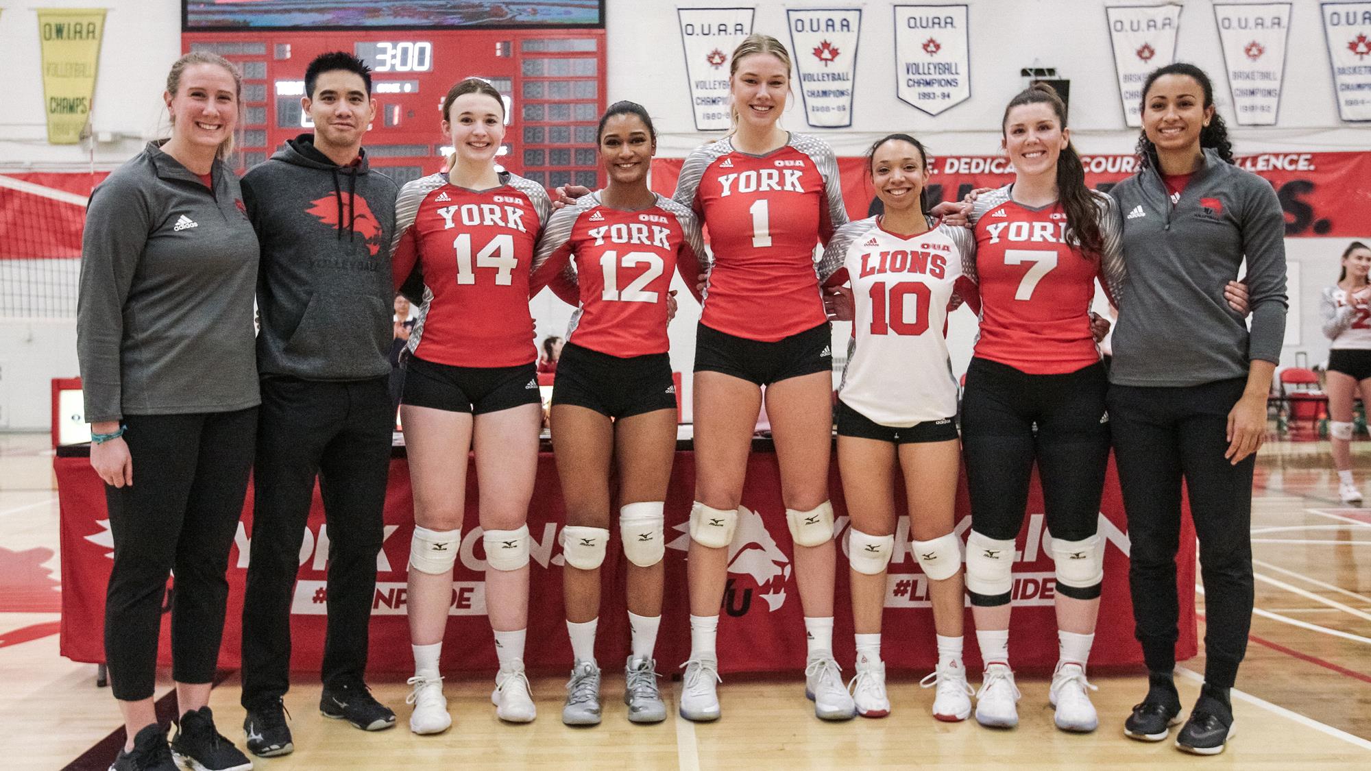 YORK CELEBRATES FIVE SENIORS BEFORE FINAL HOME GAME - York University ...