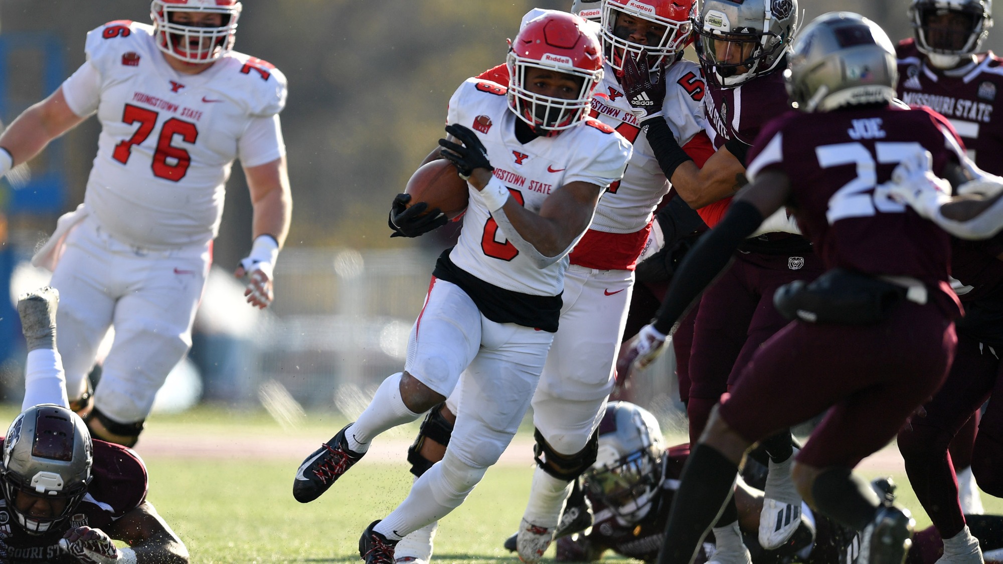 McLaughlin Sets NCAA Rushing Record As Guins Fall at MSU - Youngstown ...