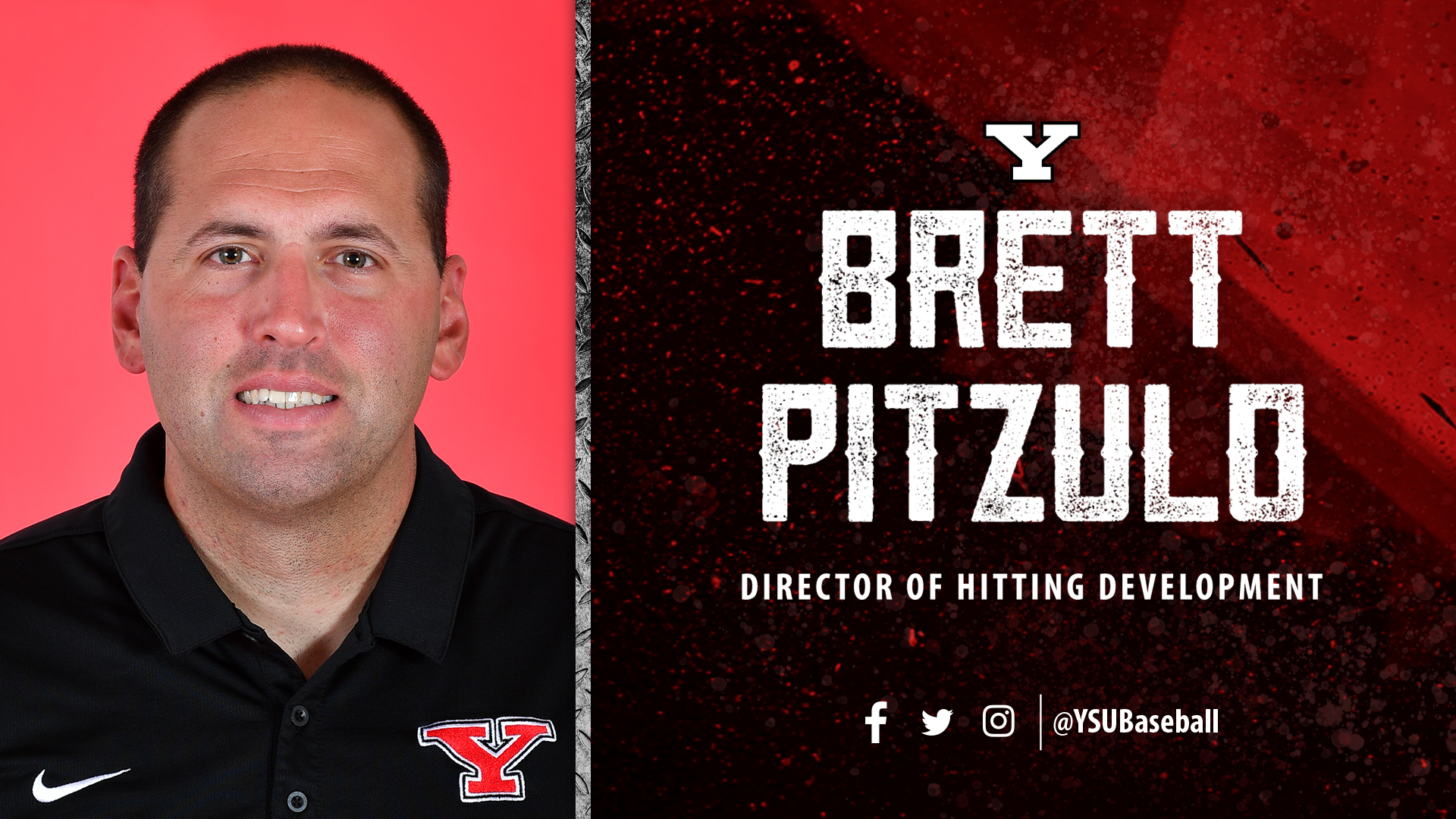 YSU Baseball Names Brett Pitzulo Director of Hitting Development ...