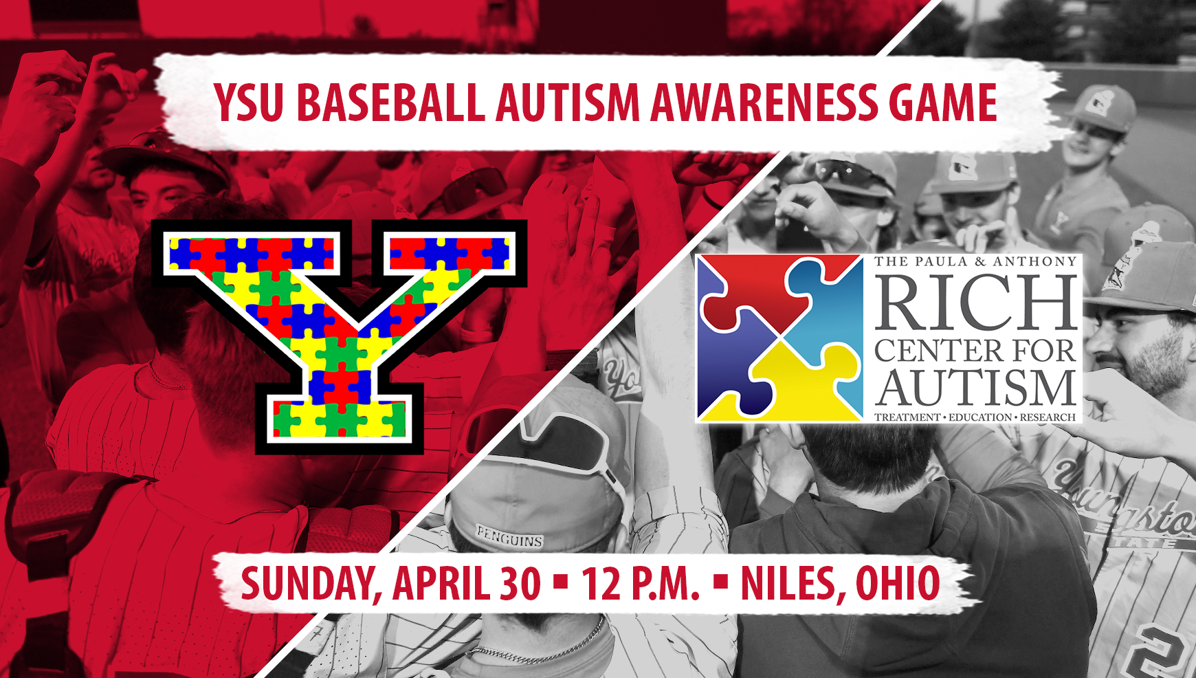 PENGUINS UNITE!!! YSU Baseball to Hold Autism Awareness Game on April ...