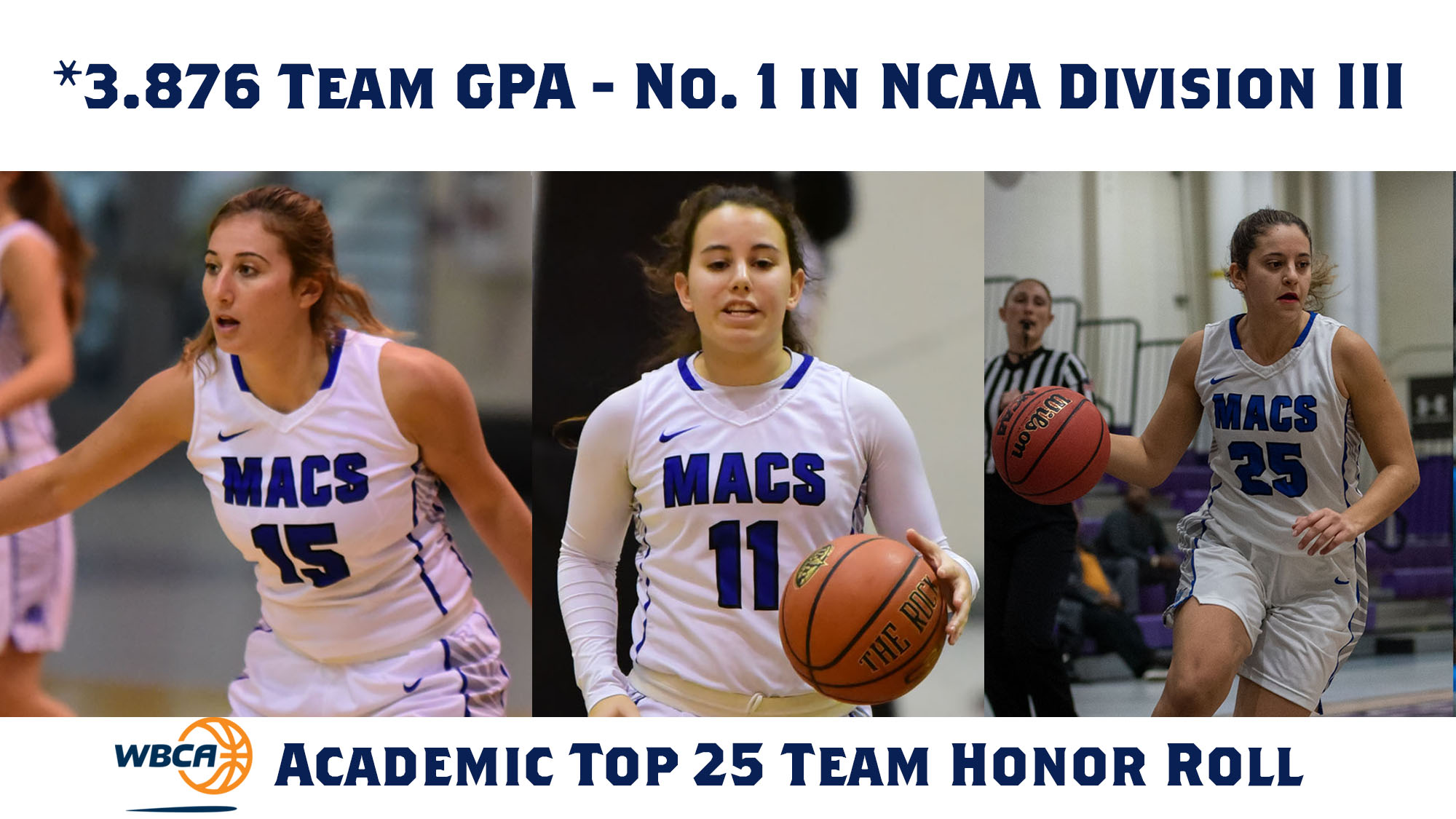 Women's Basketball Ranks No. 1 on 2020-21 WBCA Academic Top 25 Team Honor Roll - Yeshiva ...