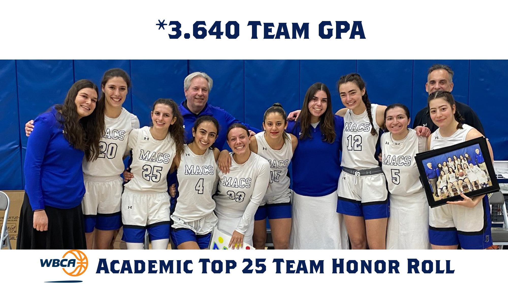 Women's Basketball Lands on WBCA Academic Top 25 Team Honor Roll - Yeshiva University Athletics